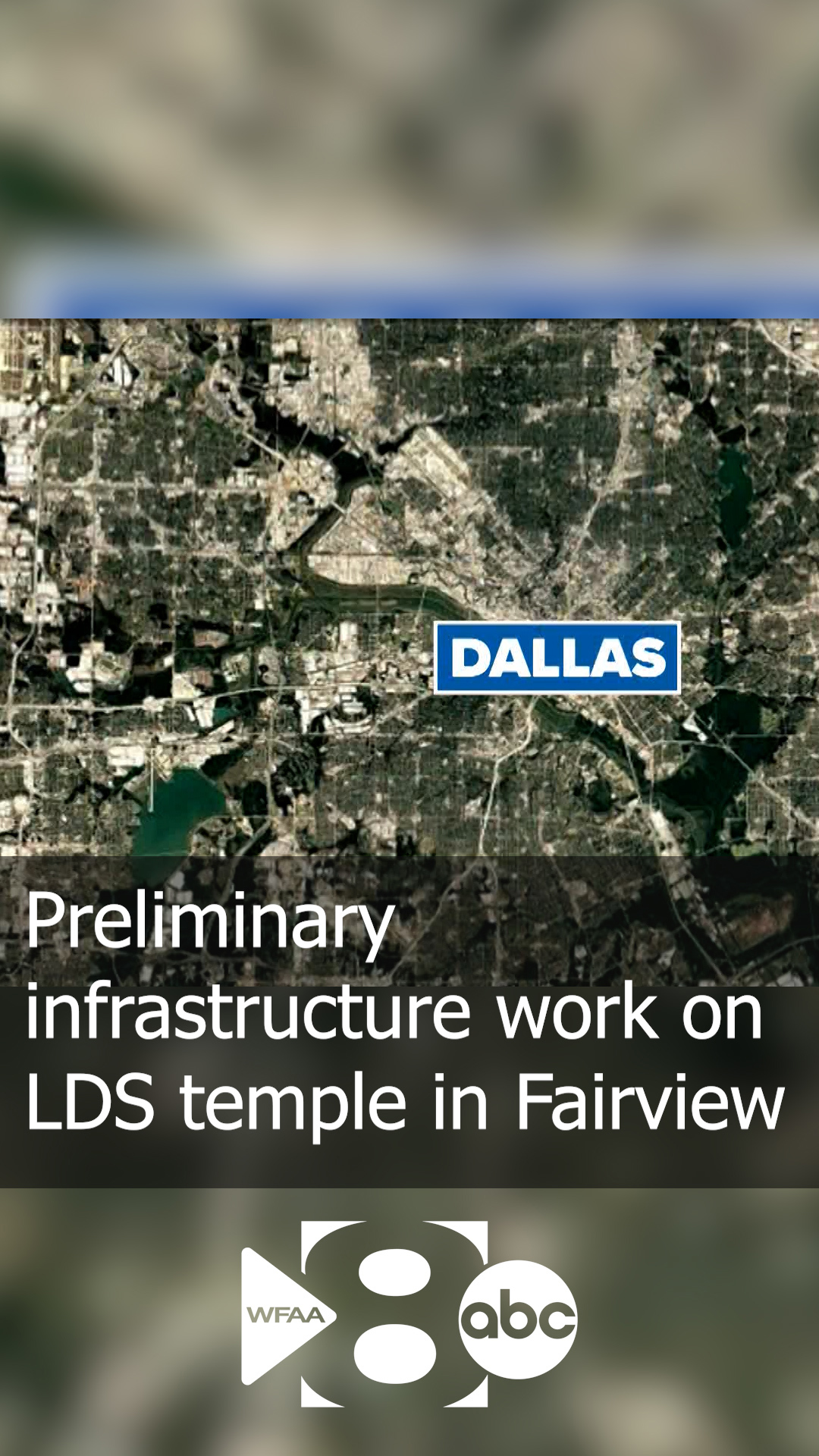 Preliminary infrastructure work on LDS temple in Fairview | wfaa.com