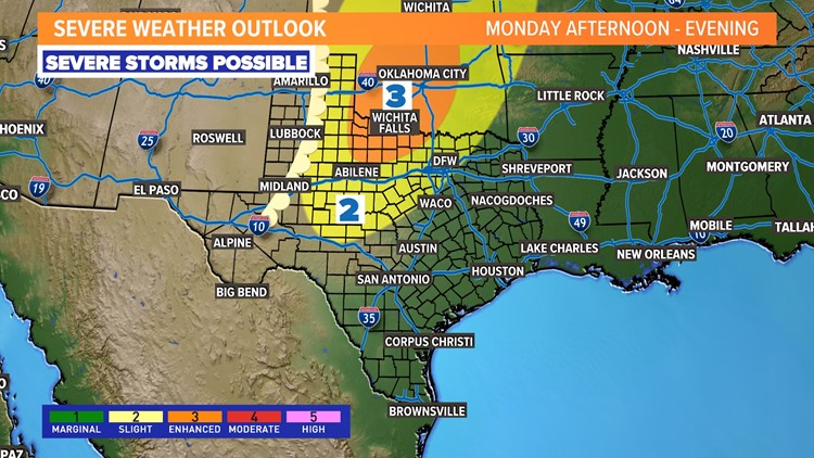 Dallas, Texas weather forecast Tuesday: More storms, heavy rain | wfaa.com