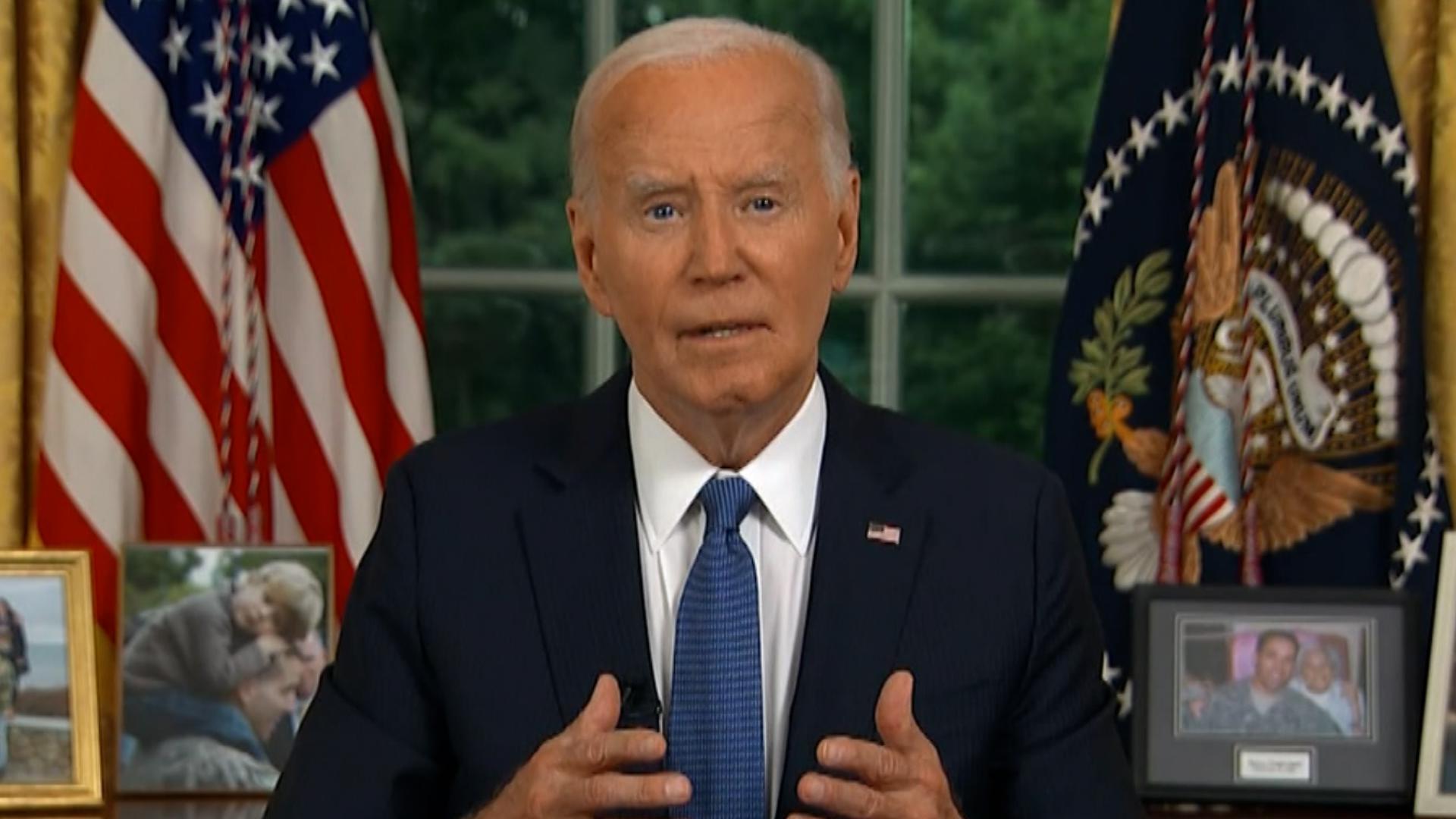 Joe Biden full Oval Office address (July 24, 2024) | wfaa.com