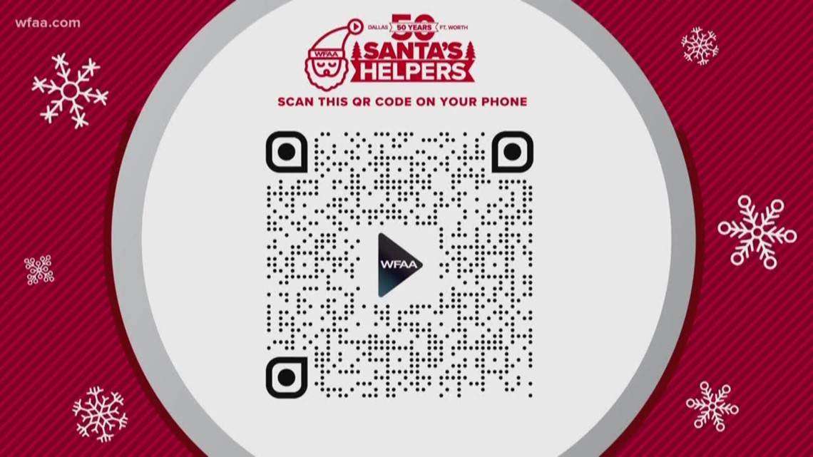 QR code for Santa's Helpers | wfaa.com