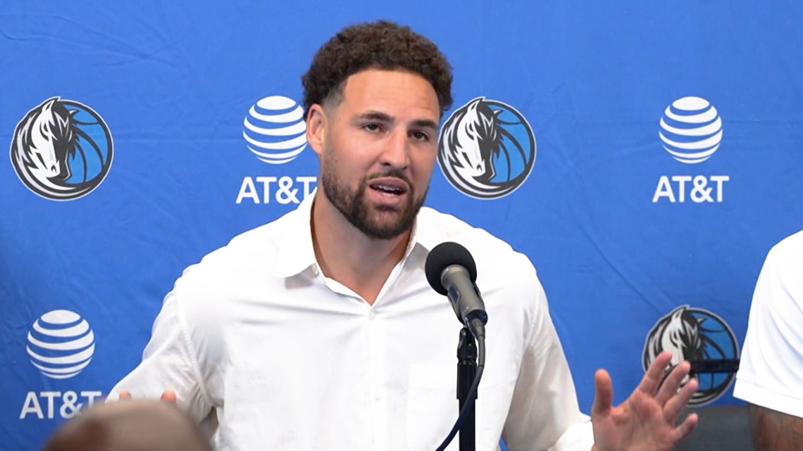 'I'm excited to go to a Cowboys game' | Klay Thompson talks about ...