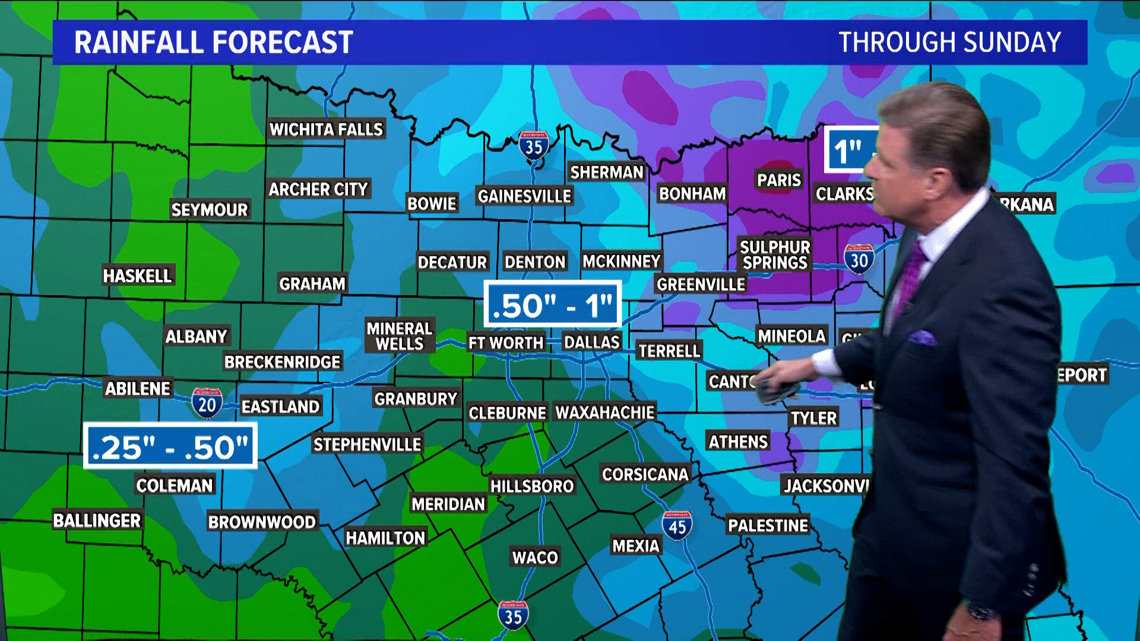 DFW Weather: Cooler days ahead as cold front moves into North Texas ...