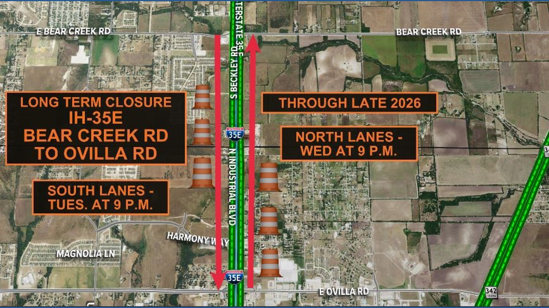 Dallas, Texas traffic: Major I-35E closure starting Tuesday | wfaa.com