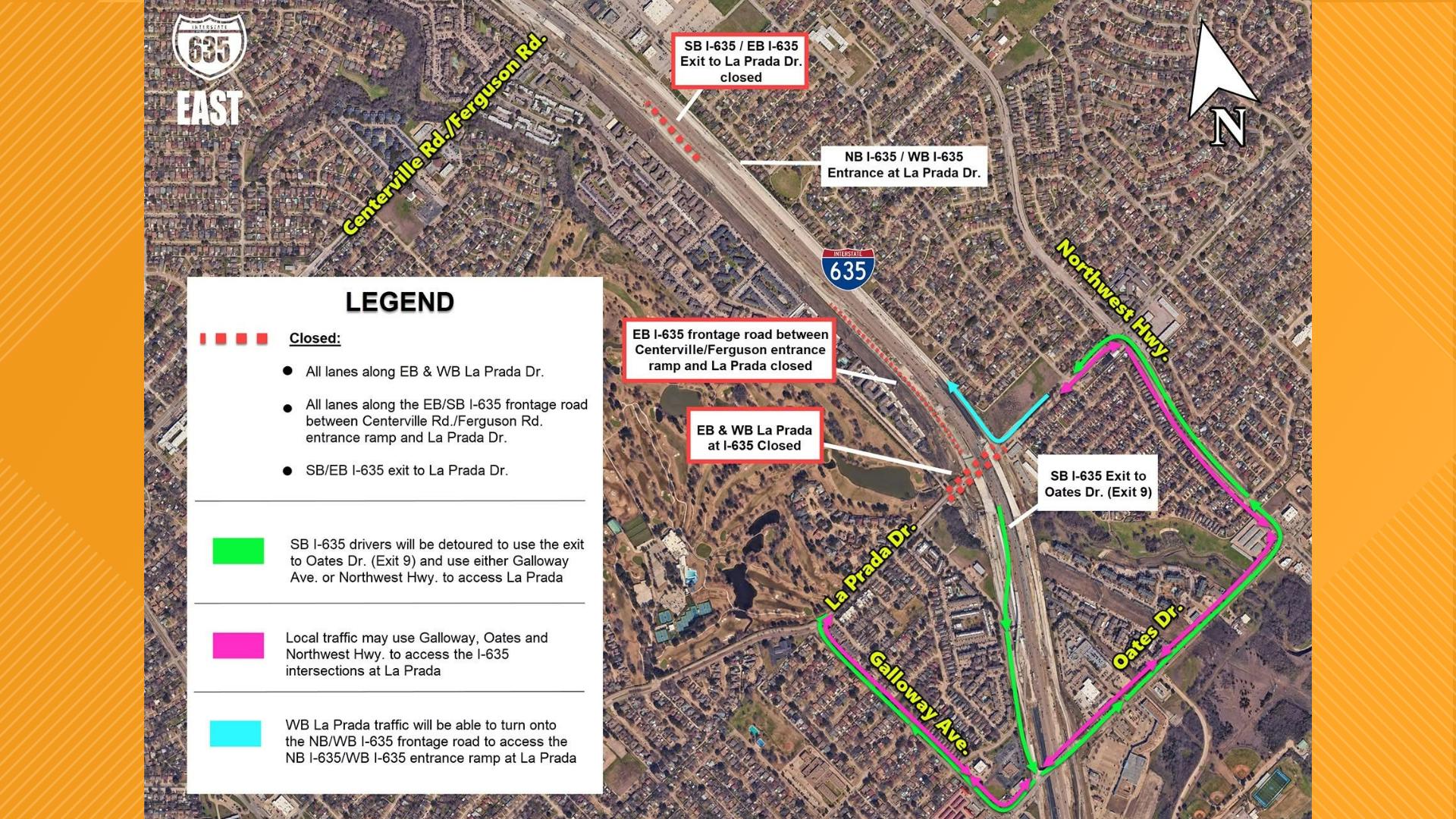 Dallas Texas traffic: I-635 construction and closures update | wfaa.com