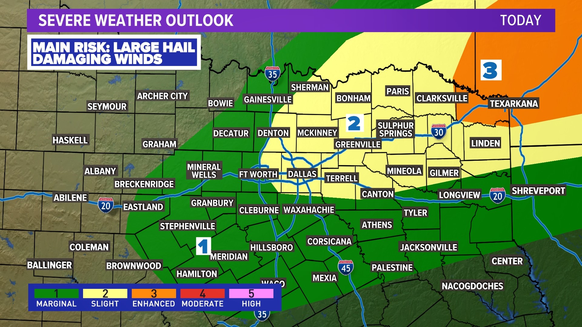 Dallas-Fort Worth Weather on WFAA: Latest storm forecast, chances ...