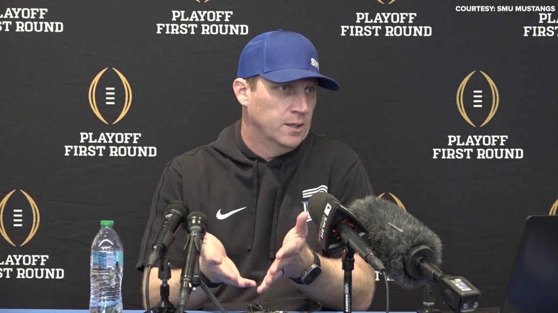 SMU Head Football Coach Rhett Lashlee wants to eliminate December ...