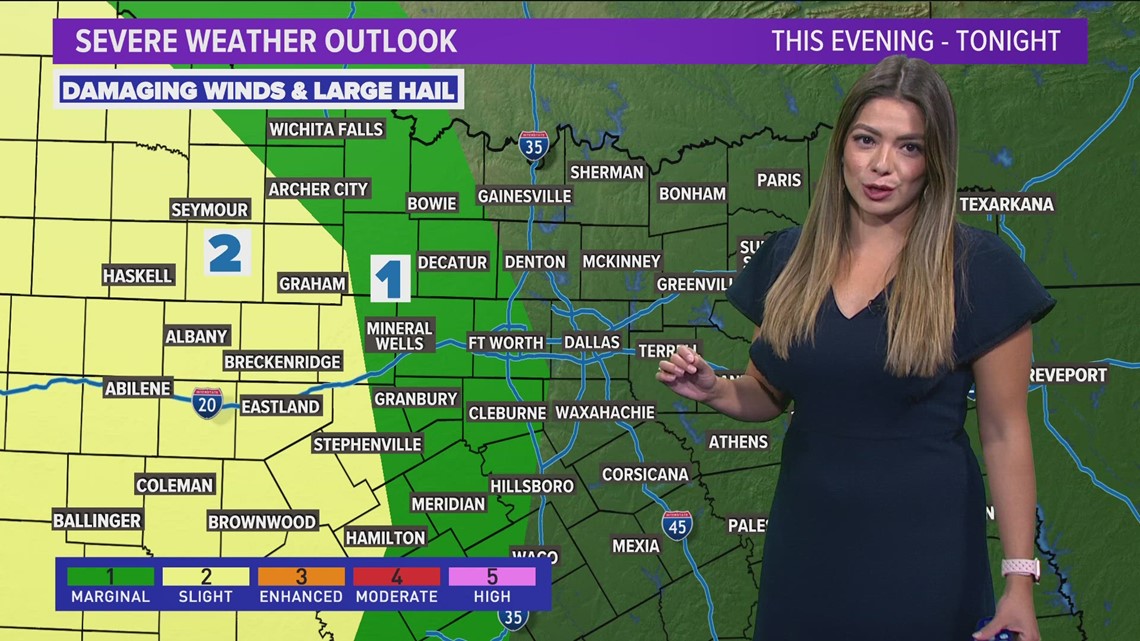 DFW Weather: Storm chance Tuesday night; rain chances through Memorial ...