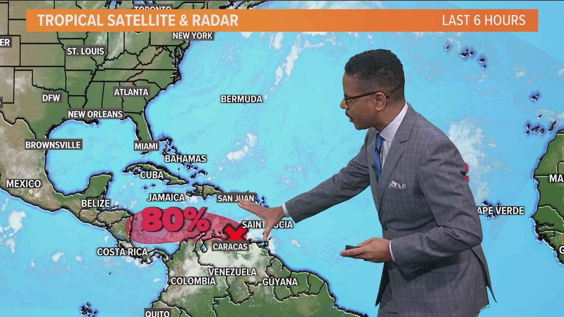 Tropical update: What potential storms we see in the Atlantic | wfaa.com