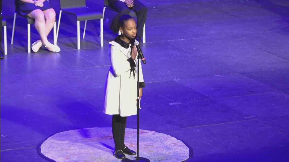 Blen Teklu wins first in 34th Annual MLK Jr. Oratory Competition | wfaa.com