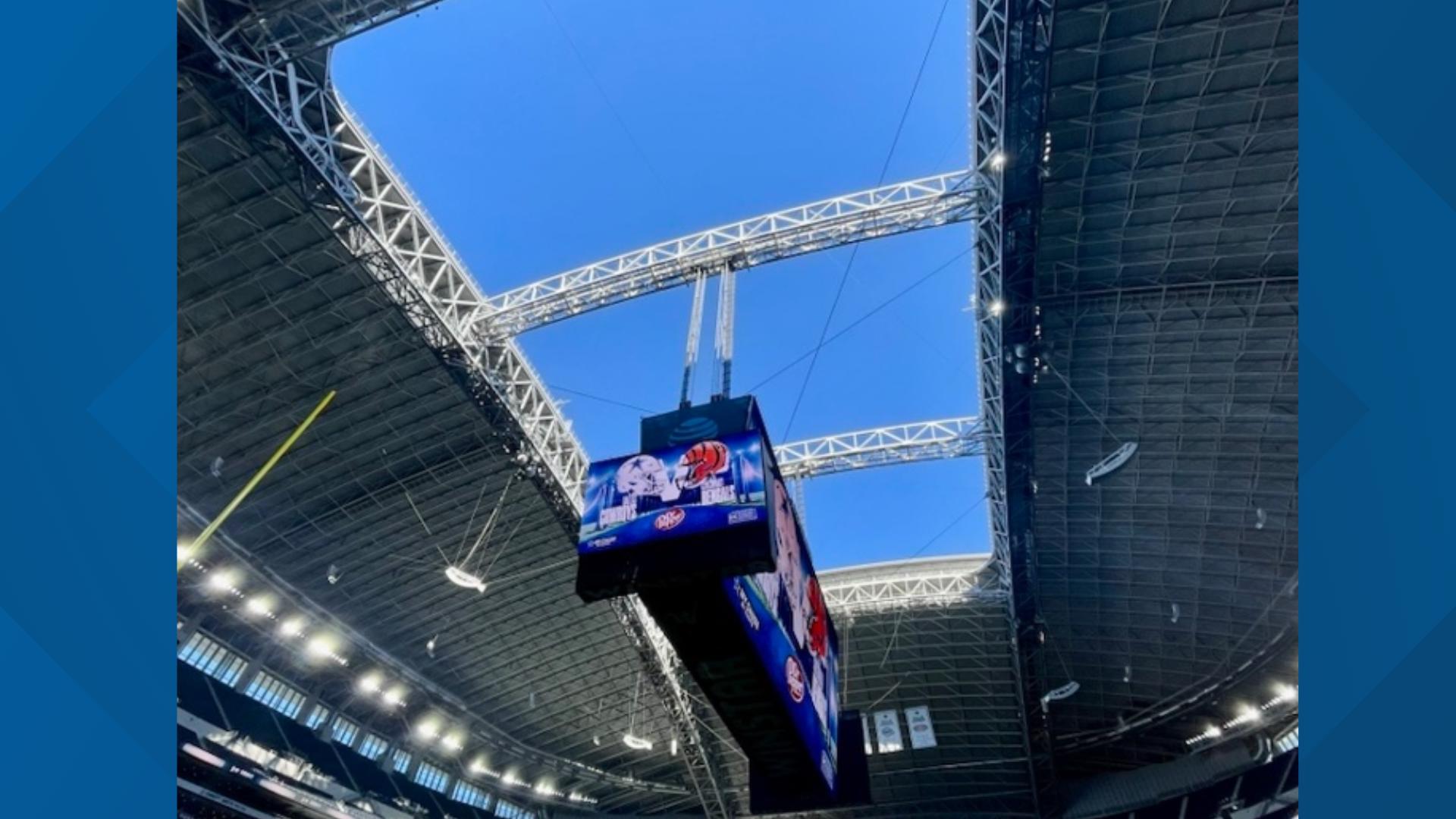 Dallas Cowboys open roof at AT&T Stadium ahead of game against Bengals ...
