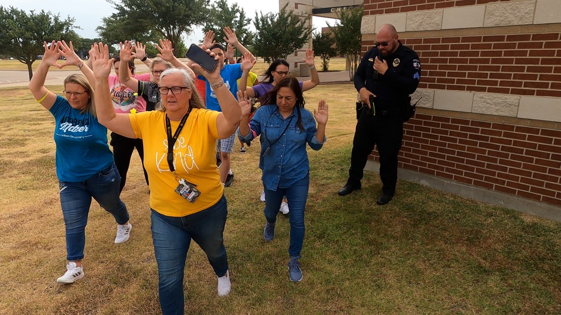 Realistic active shooter drill preps North Texas educators | wfaa.com