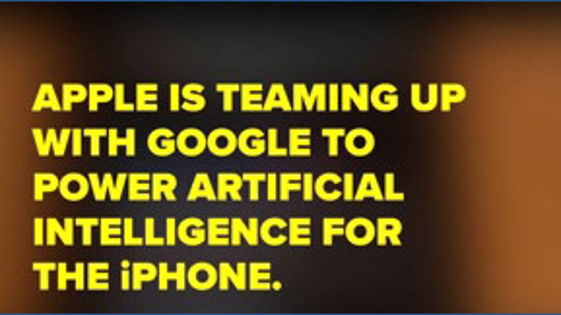 Apple teams up with Google for an AI-powered Siri | wfaa.com