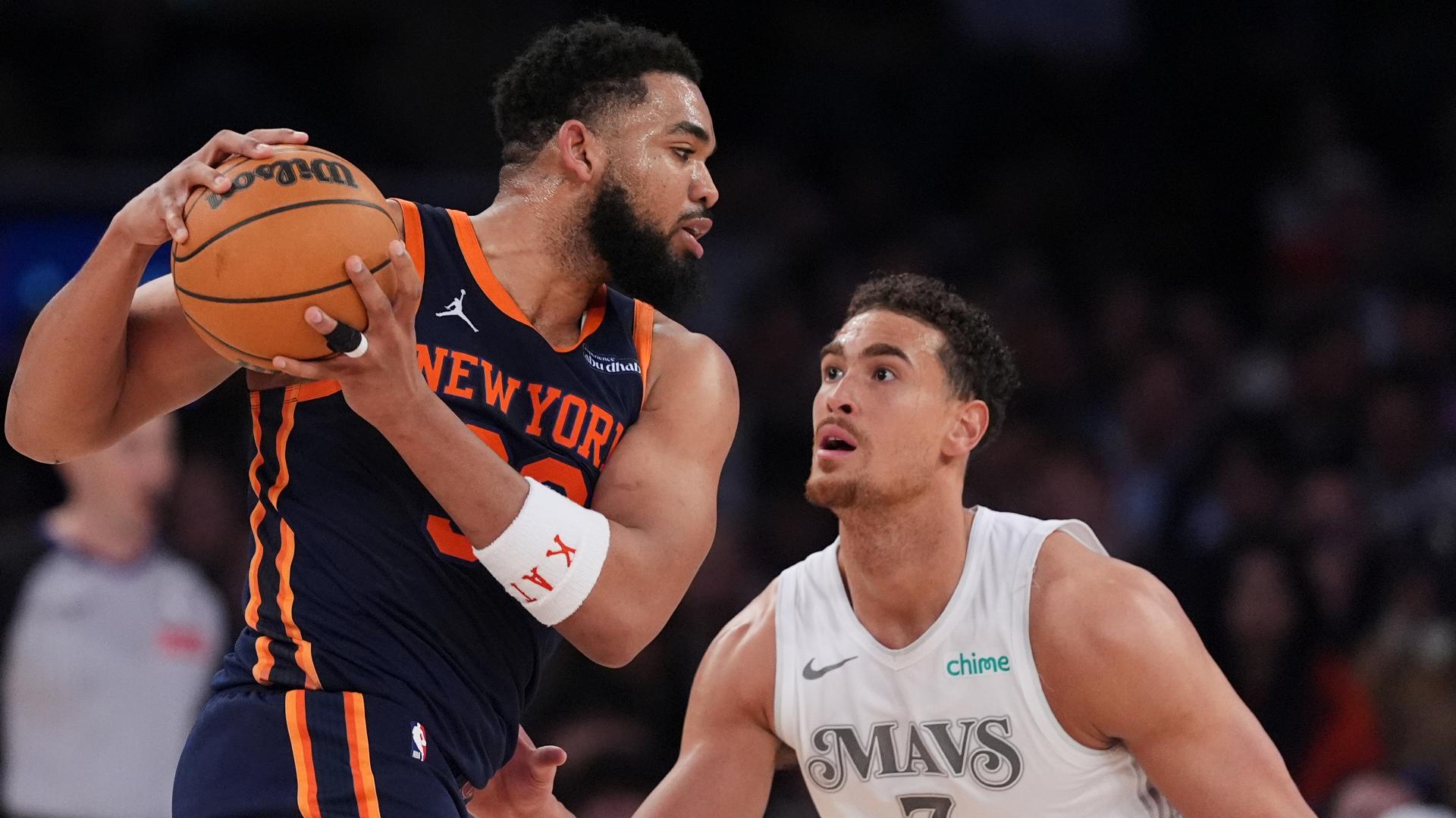 Towns, Hart lead Knicks past Mavericks 128-113 | wfaa.com