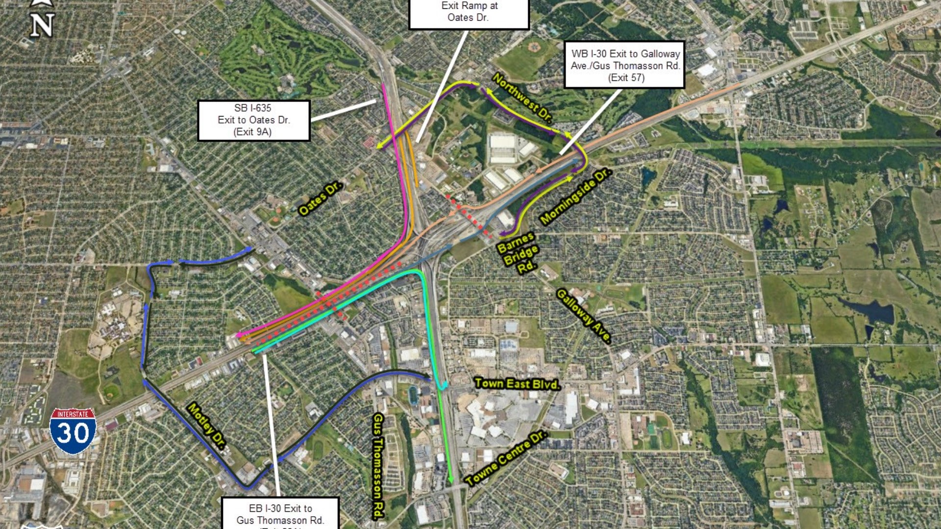 Major travel impacts to part of I-30 in Mesquite | wfaa.com