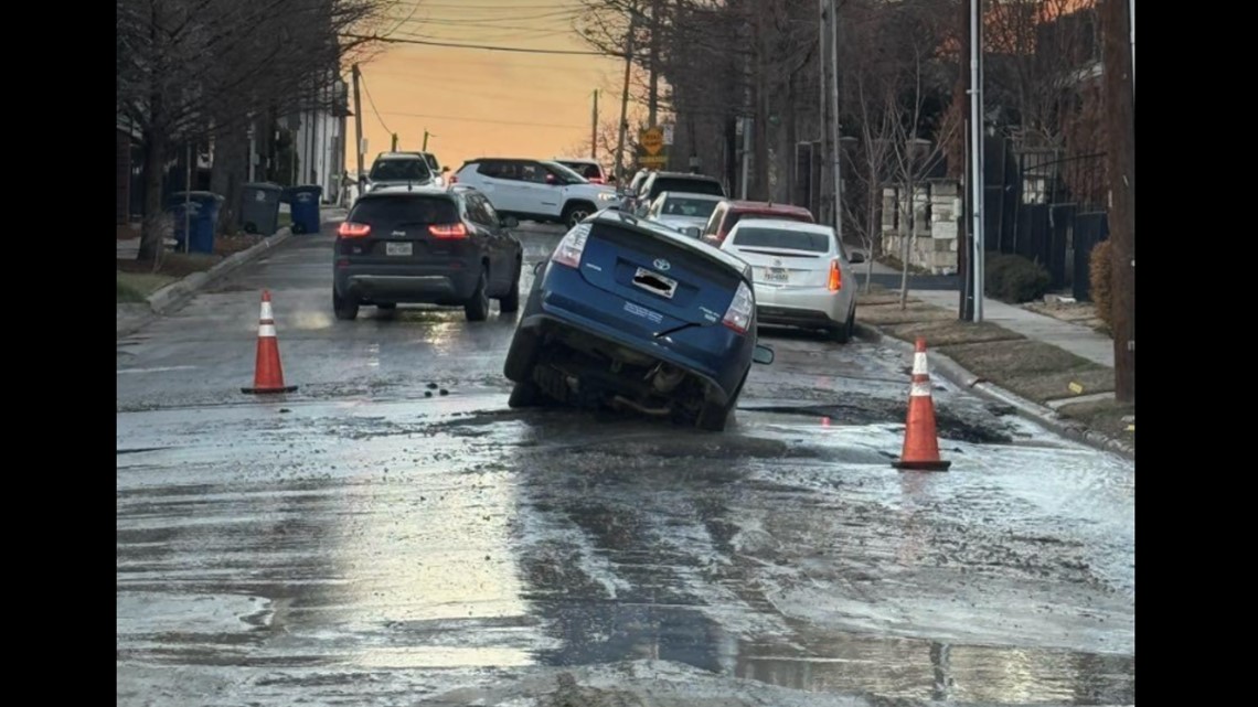 Broken water mains still a problem after arctic blast | wfaa.com