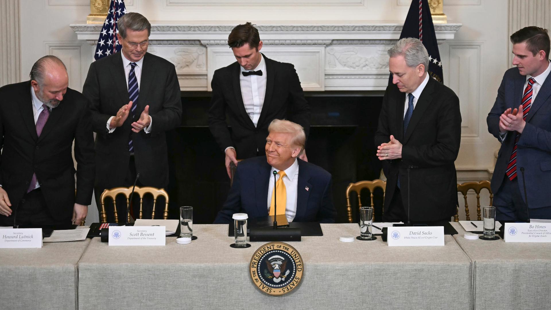 Donald Trump holds first ever White House Digital Assets Summit | wfaa.com