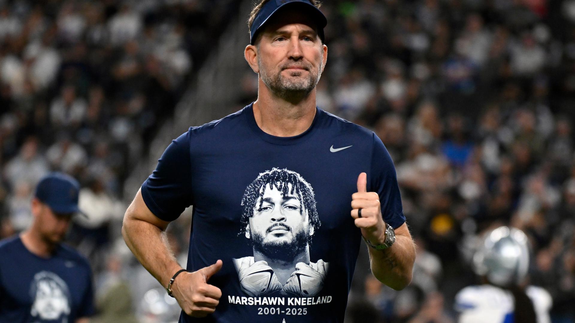 'We made him proud': Watch Cowboys coach Brian Schottenheimer's ...