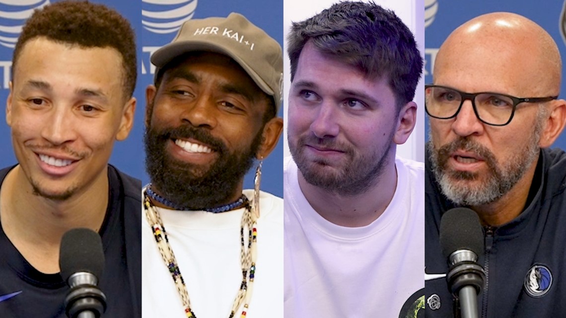 Dante Exum, Kyrie Irving, Luka Doncic, Jason Kidd | Mavericks vs ...