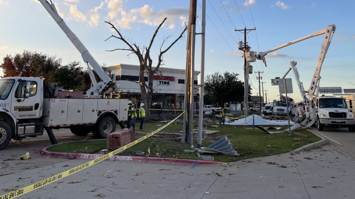 Grapevine homes, businesses damaged by tornado | wfaa.com