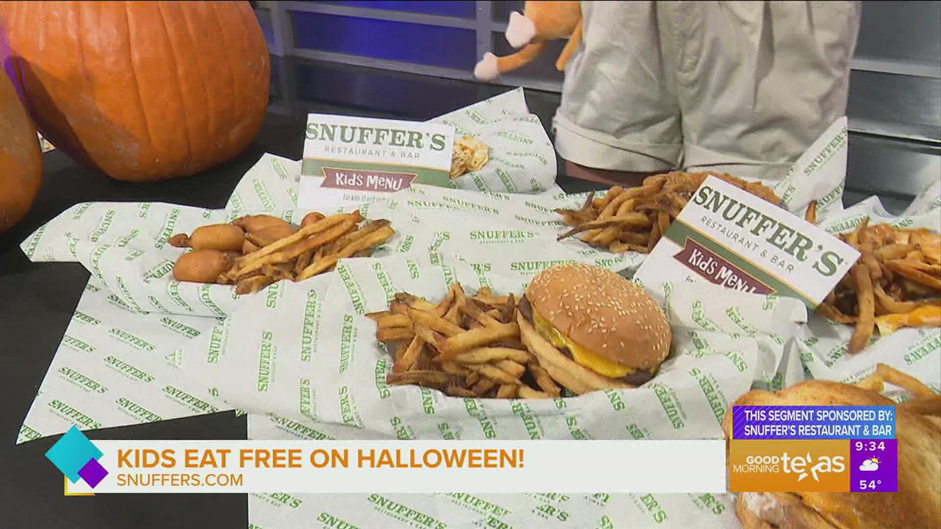 Kids eat free on Halloween at Snuffer’s | wfaa.com