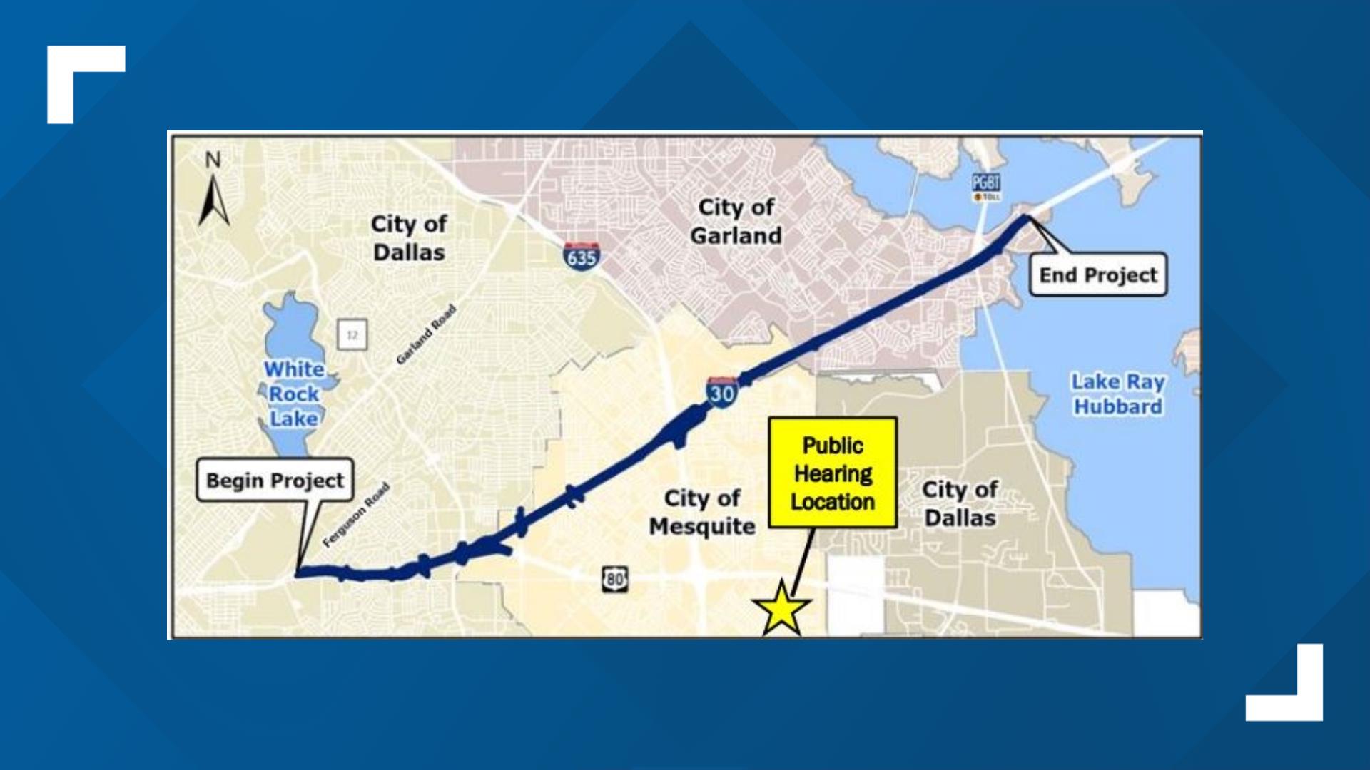 TxDOT hosts public hearing for proposed I-30 construction July 11 ...