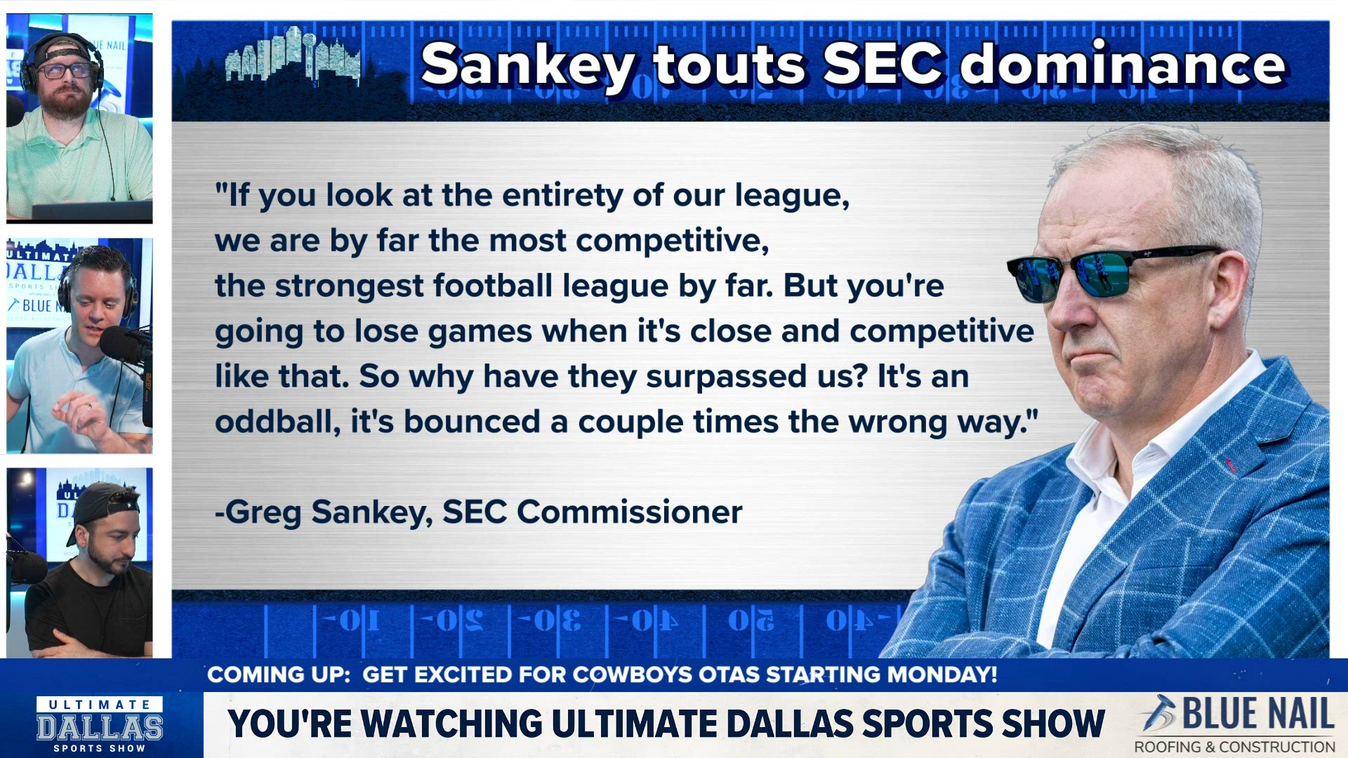 Sankey touts SEC as best 'by far' despite Big Ten dominance | Ultimate ...