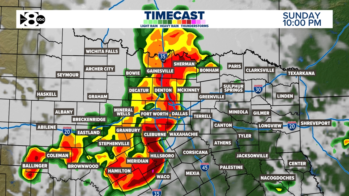 Storm timecast | wfaa.com