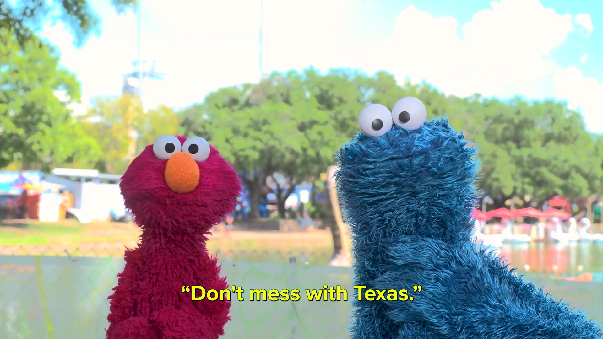 Can you tell me how to get to the State Fair of Texas? Elmo, Cookie ...