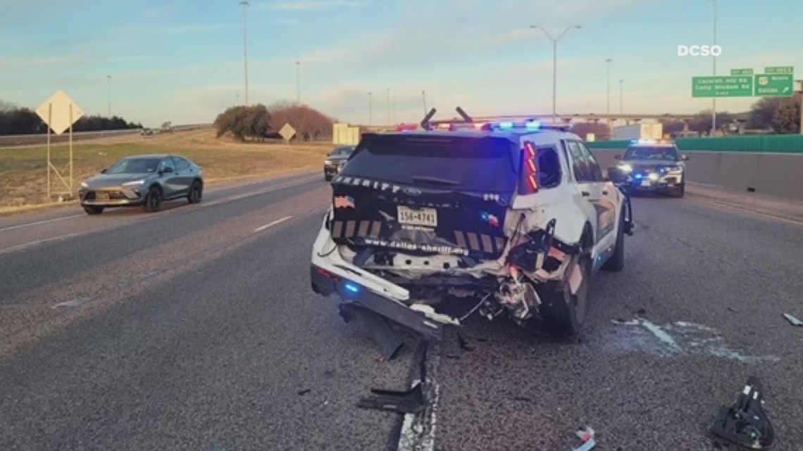 Driver charged with DWI after crash into sheriff's deputies in Dallas ...