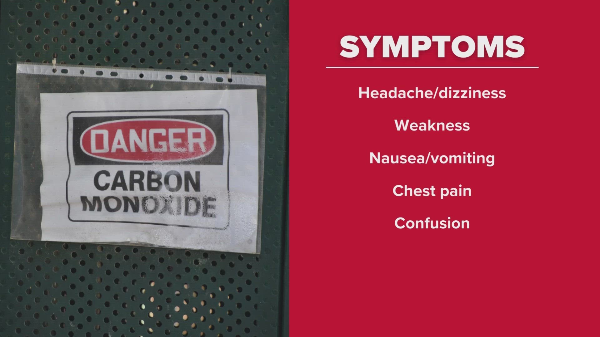 Carbon monoxide poisoning: Signs to know and how to avoid | wfaa.com