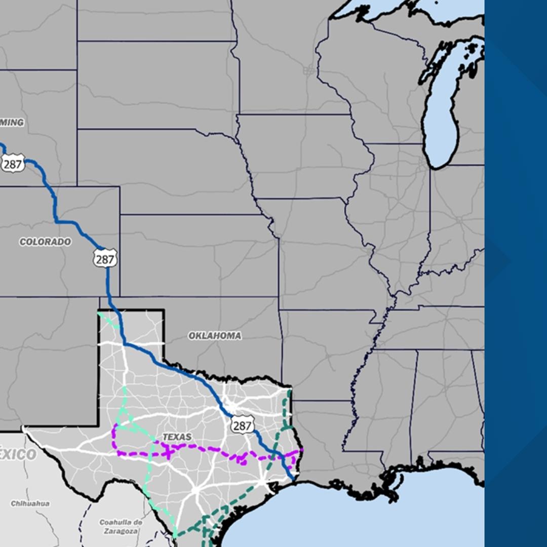 Could Texas get a new Interstate? A new proposal connects DFW with East ...
