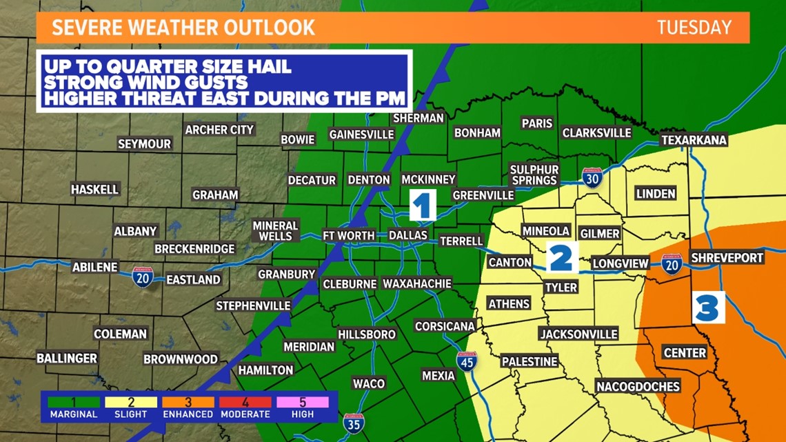 DFW Weather: Storms, some severe, are in the forecast next week | wfaa.com