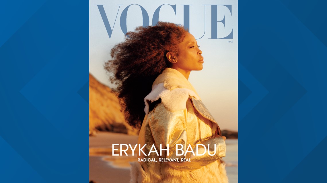 Erykah Badu's 2023 Vogue cover | wfaa.com