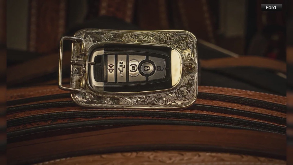 Ford F-150 celebrates 50 years with wearable key fob buckle | wfaa.com