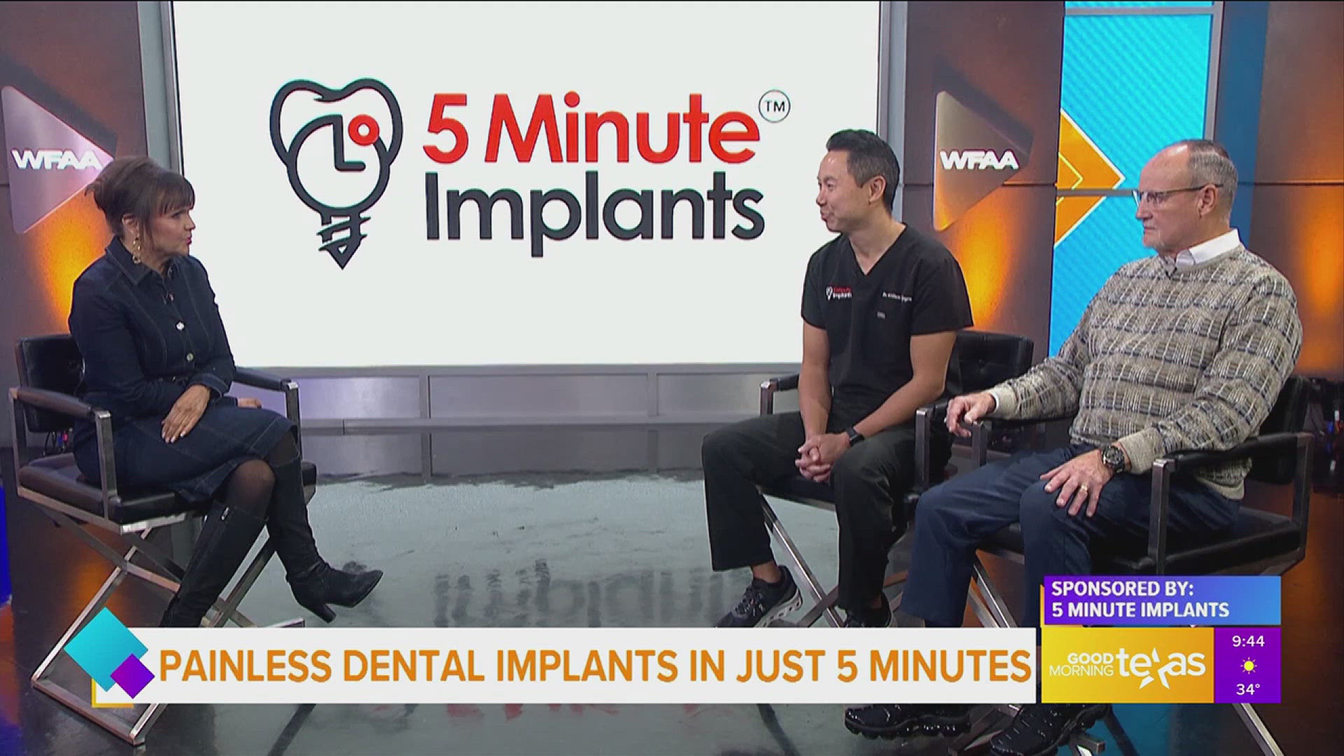 Painless dental implants in just 5 minutes | wfaa.com