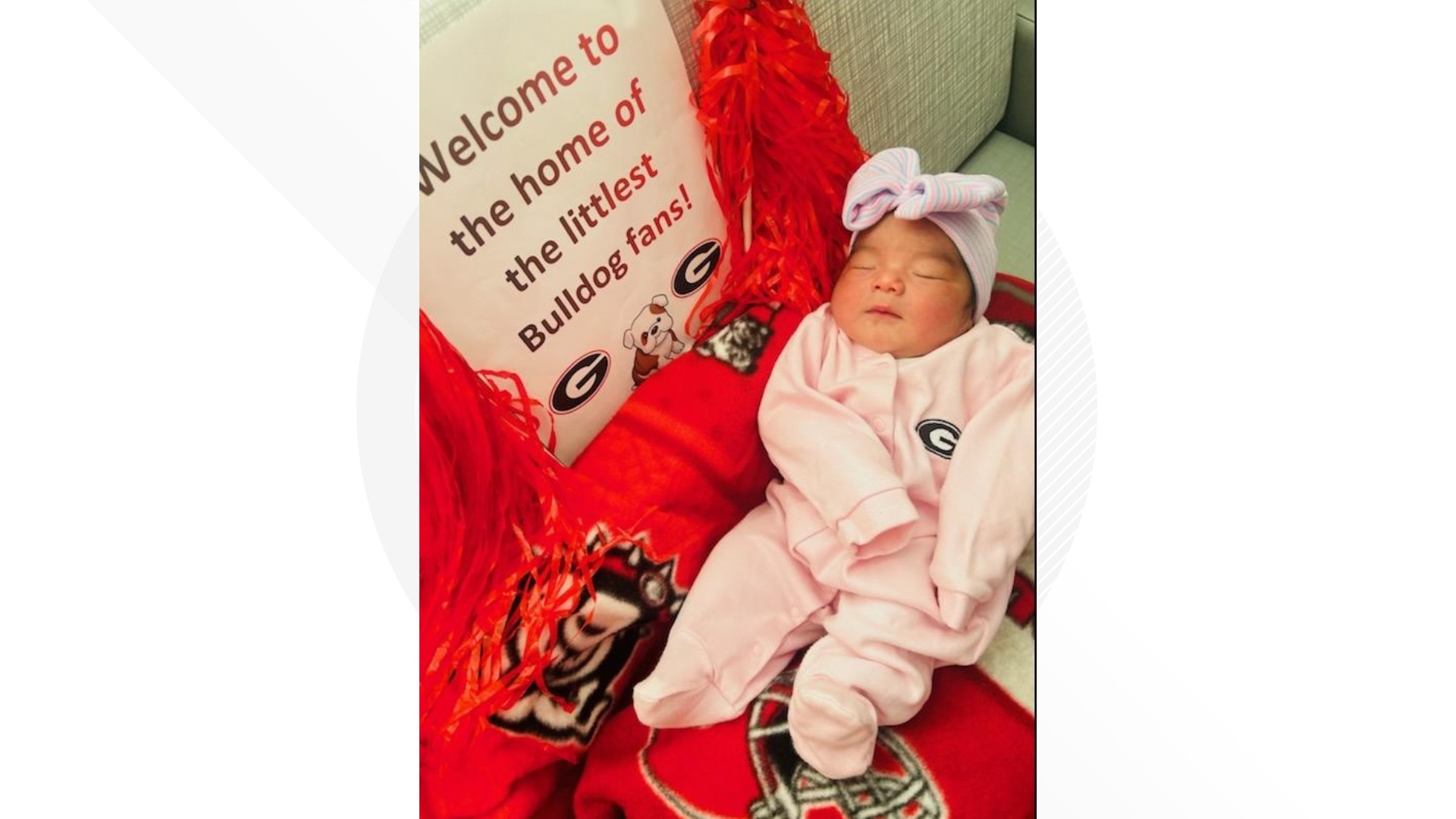 TCU and Georgia babies showing support ahead of National Championship ...