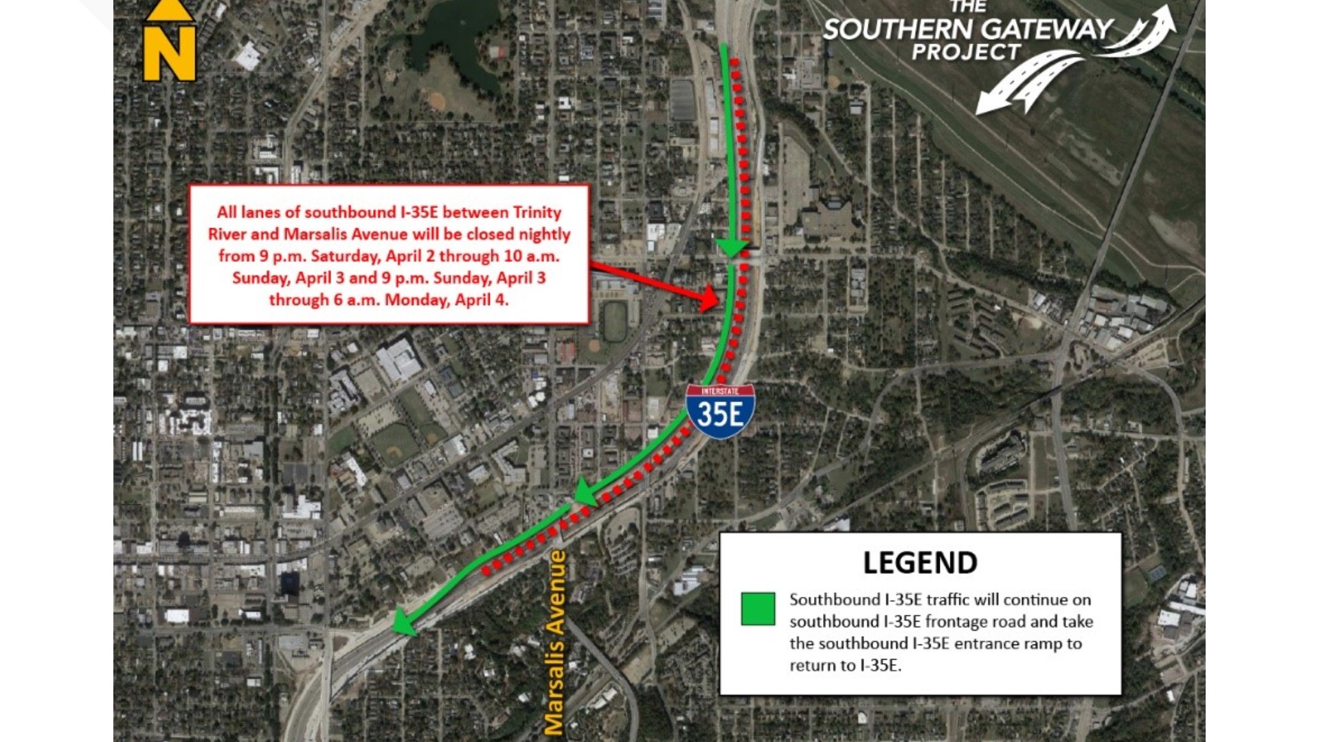 I35E Dallas traffic closures: Here's when, where to expect them | wfaa.com