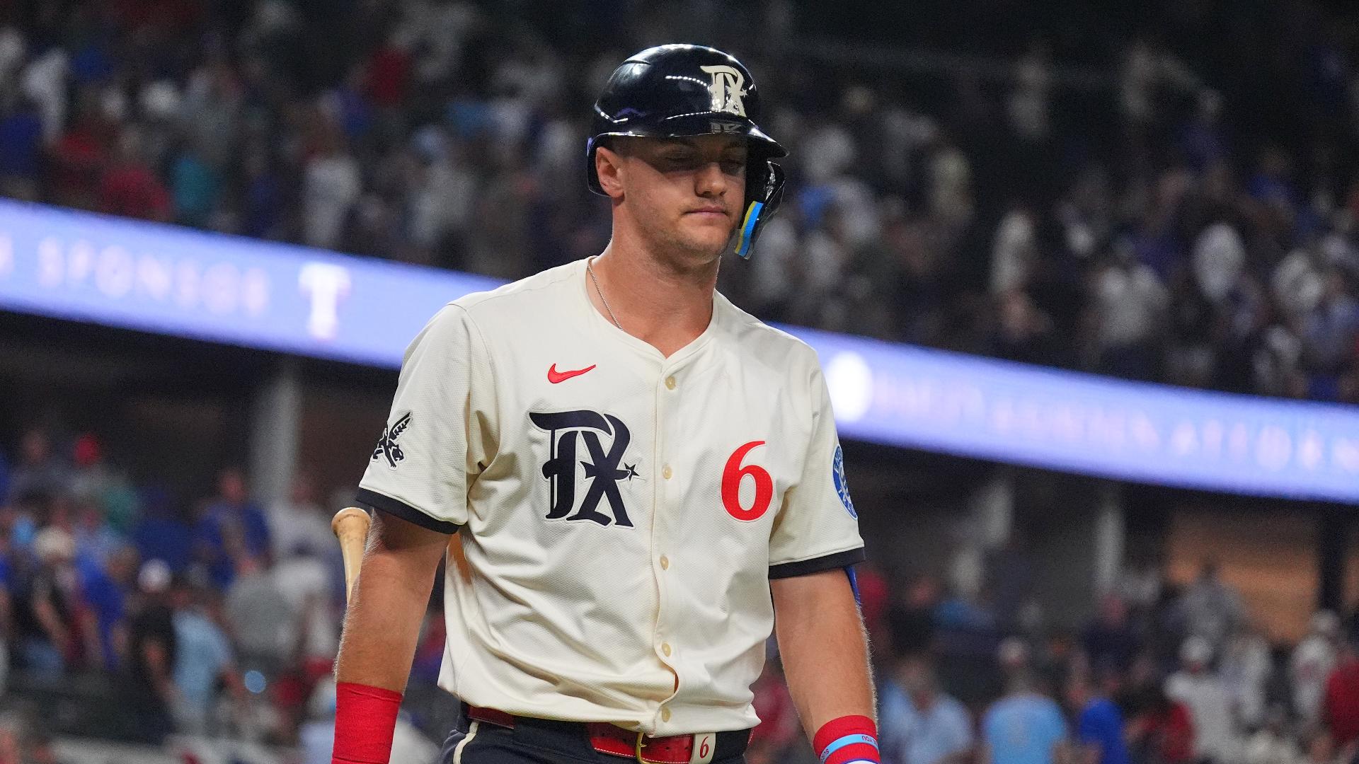 Texas Rangers send Josh Jung to Triple-A, activate Jake Burger | wfaa.com