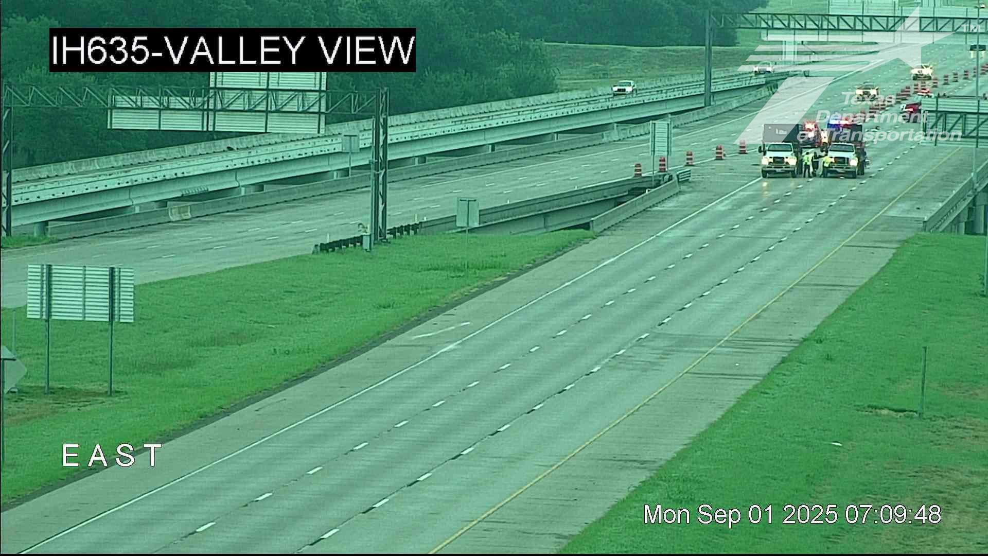 Fatal crash closes I-635 westbound at SH 161 in Irving | wfaa.com