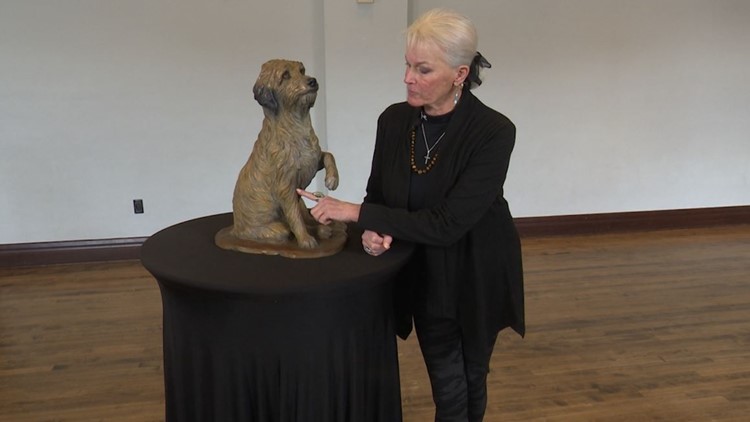 McKinney unveils Benji statue to honor movie's anniversary | wfaa.com