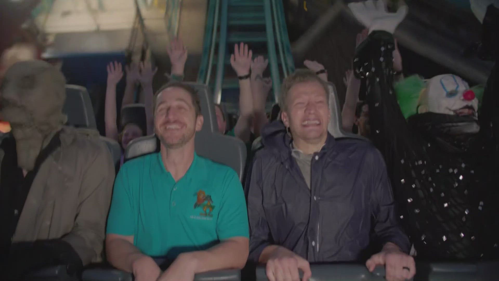 We rode the new Six Flags AQUAMAN: Power Wave roller coaster! | wfaa.com