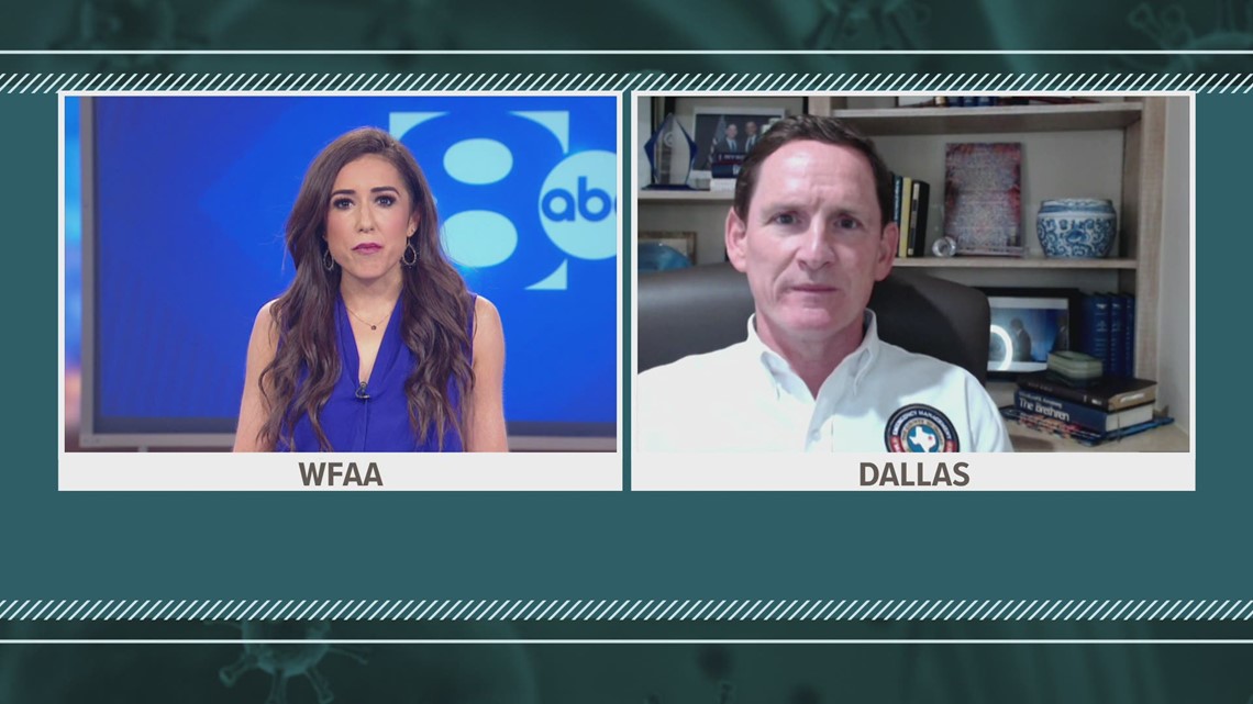 Dallas County Judge Clay Jenkins talks about the Texas mask mandate ...
