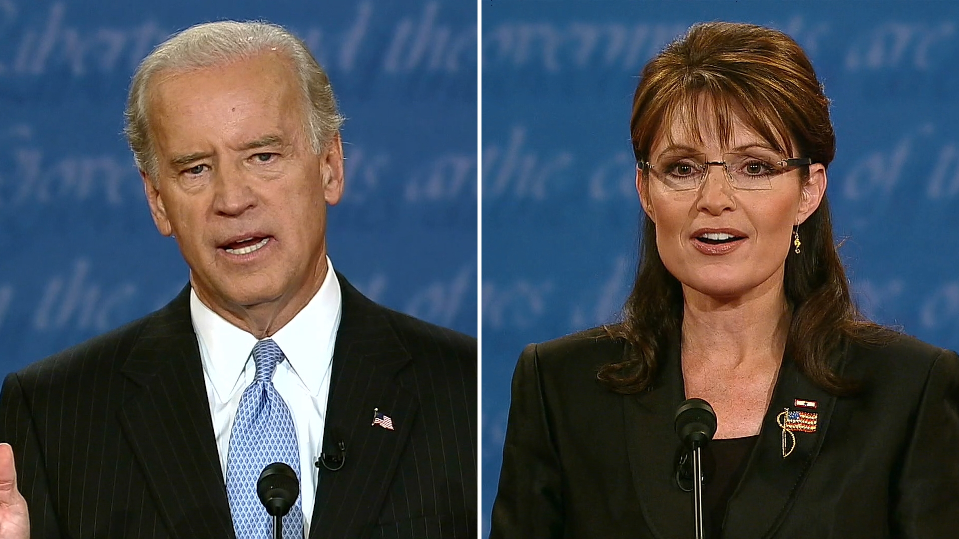 2008 United States Vice Presidential Debate Joe Biden Sarah Palin