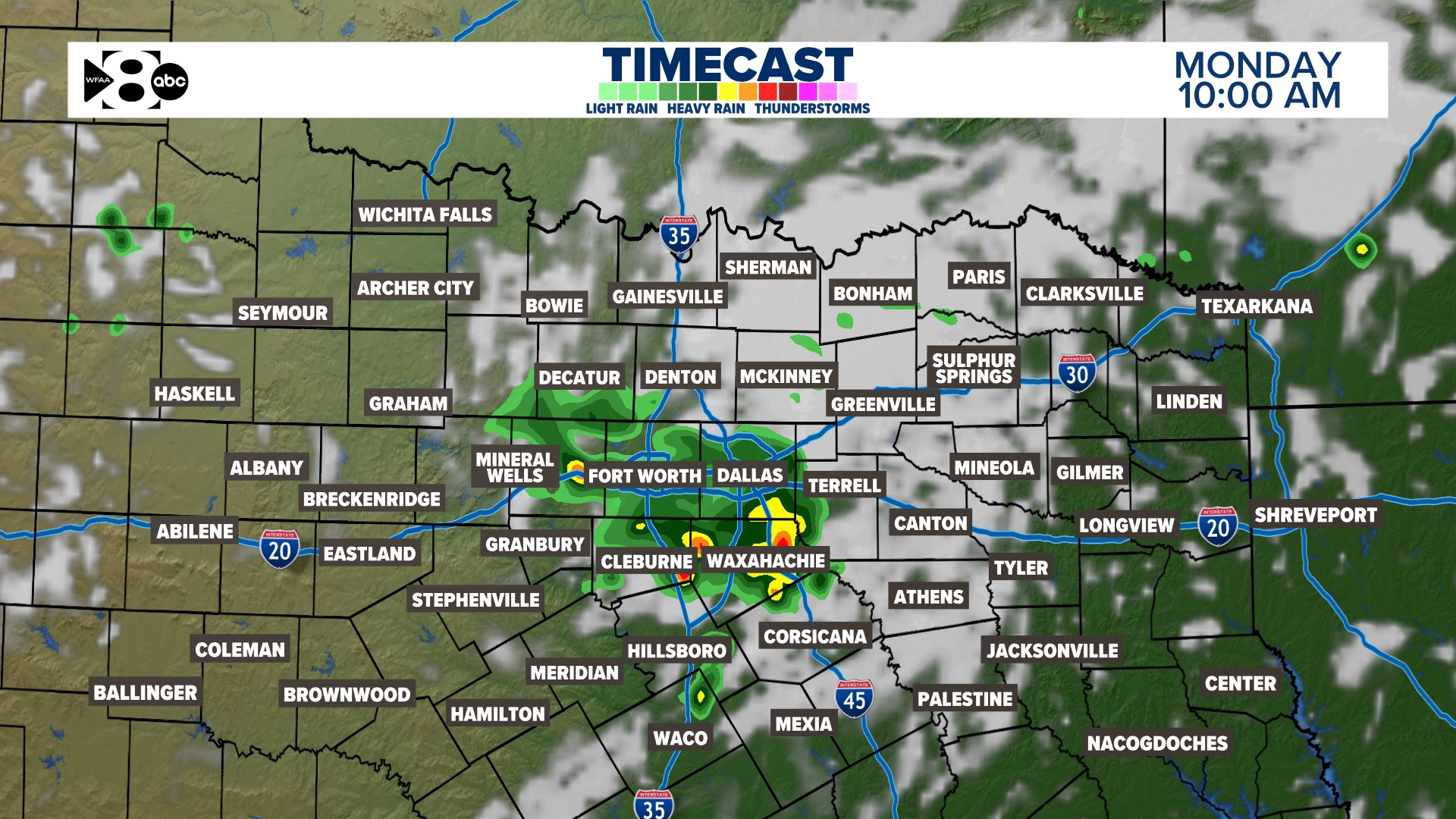 Dallas-Fort Worth forecast: Scattered rain expected this weekend | wfaa.com