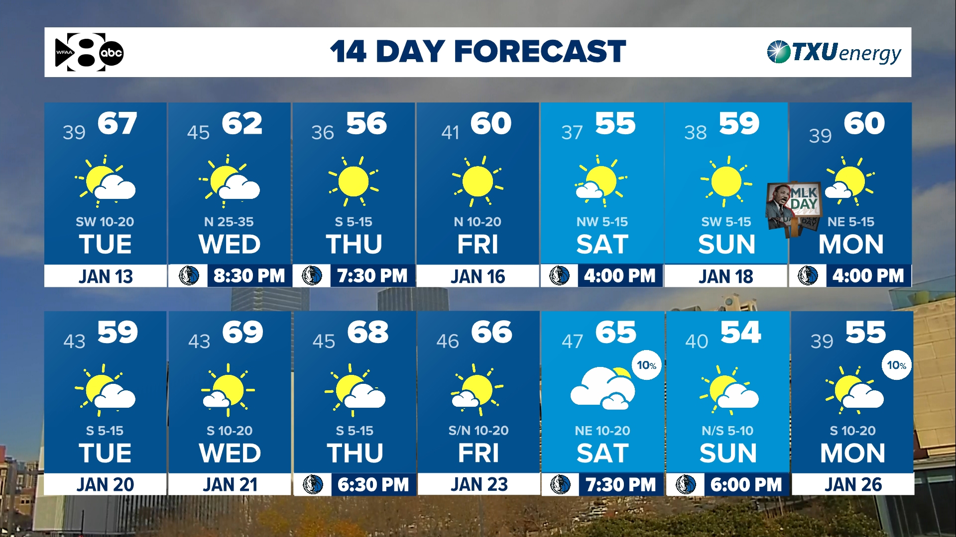 7 a.m. Daybreak | Tuesday, Jan. 13, 2026 | wfaa.com