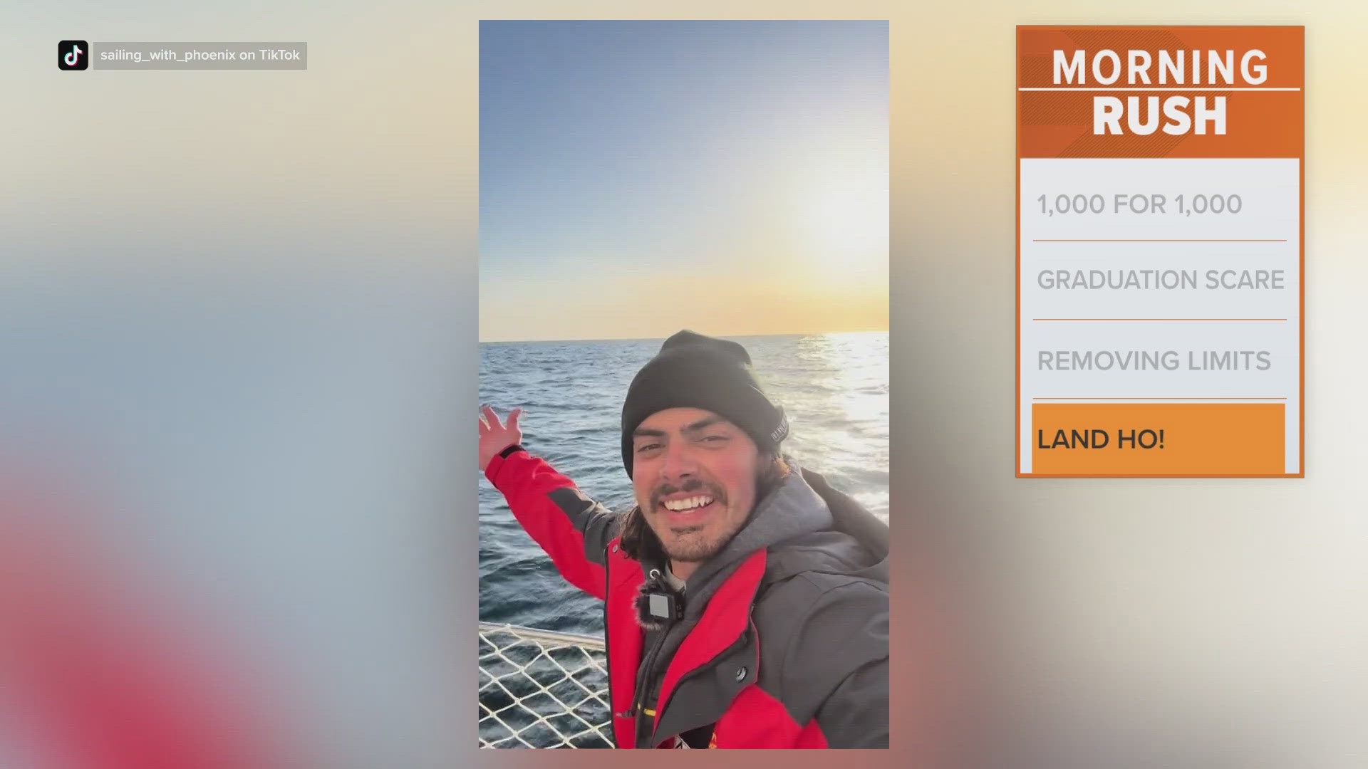 Man who went viral for quitting job, sailing with cat arrives safely in ...