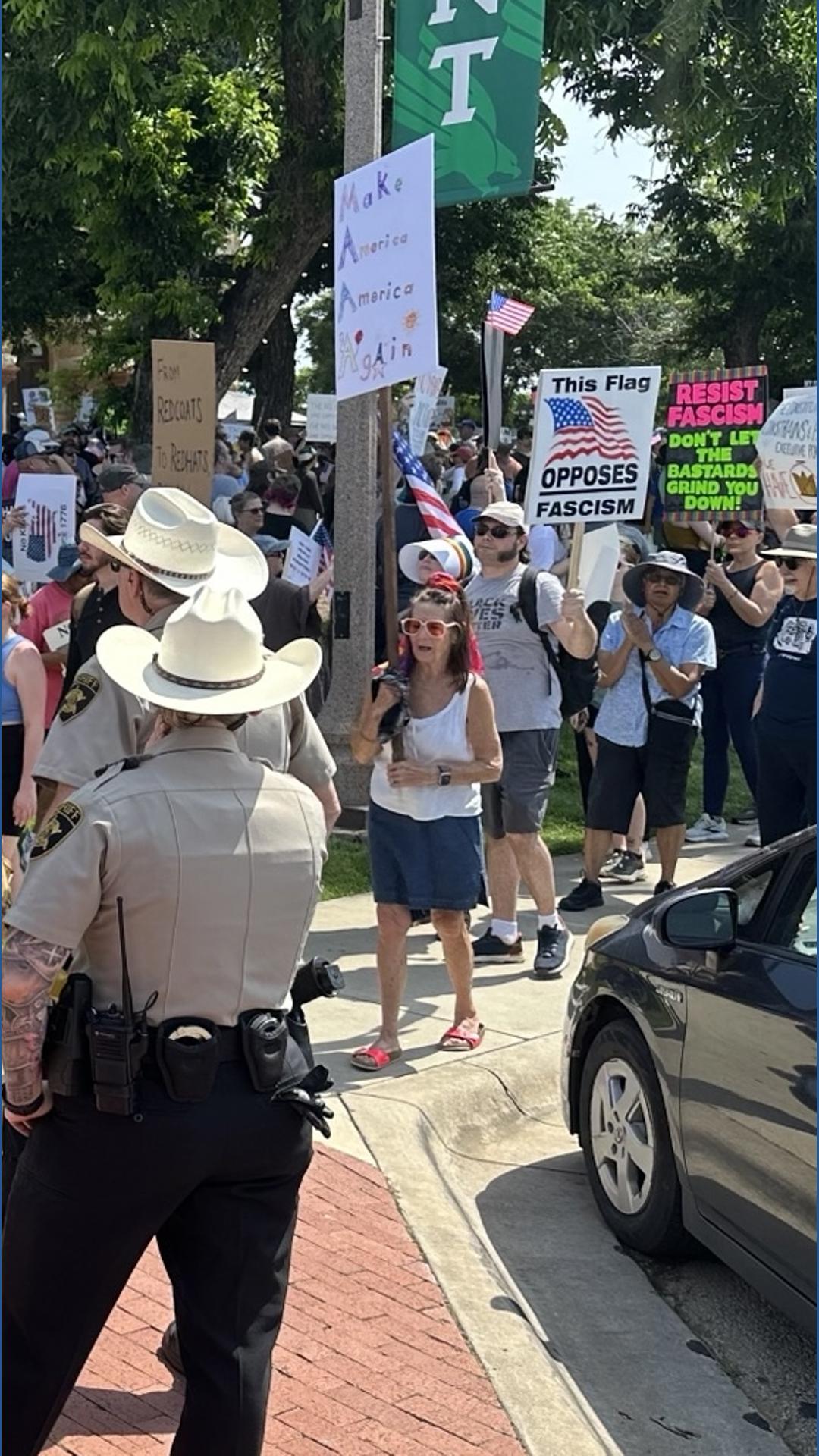 No Kings protest: Rallies in North Texas over Trump, immigration, ICE ...