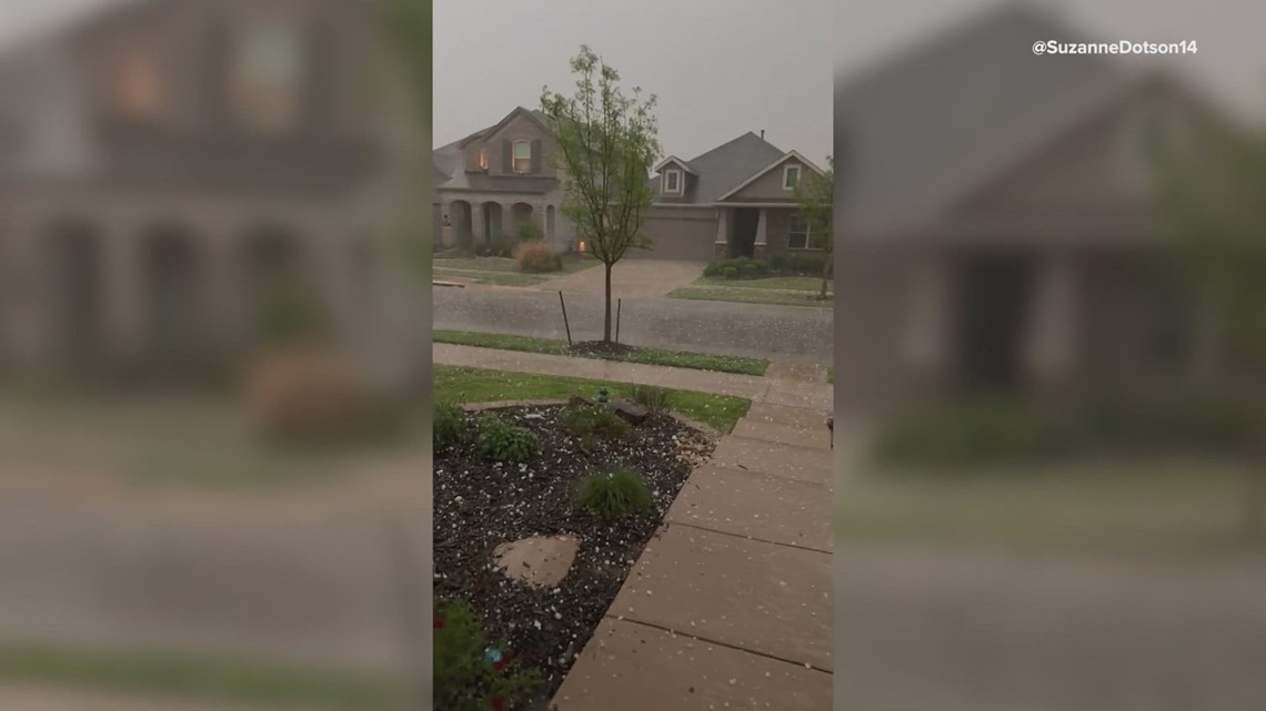 DFW weather: Who got hail? How much damage has been reported? | wfaa.com