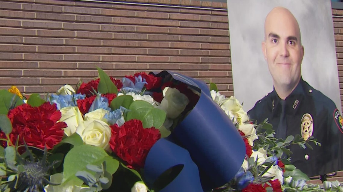 Tragic Day Memorial Growing In Honor Of Carrollton Officer Killed