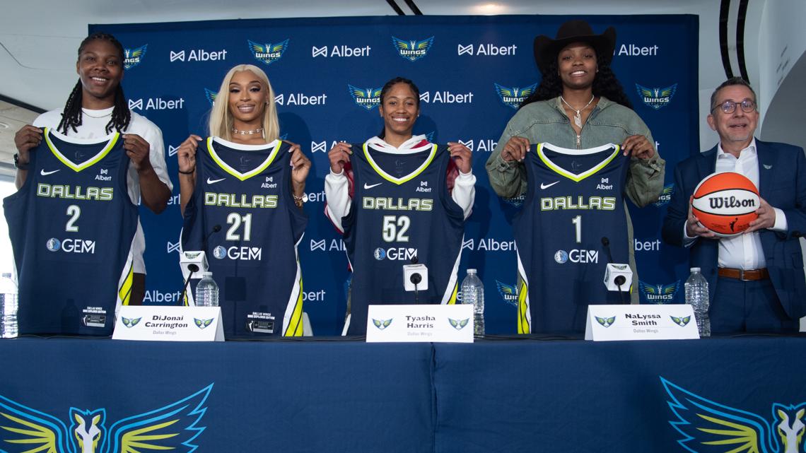 Dallas Wings introduce four new players for 2025 WNBA season | wfaa.com